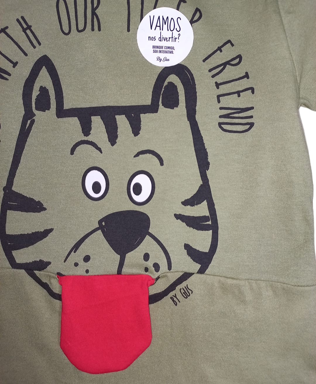 Conjunto meia malha By gus tiger - Shop Kids