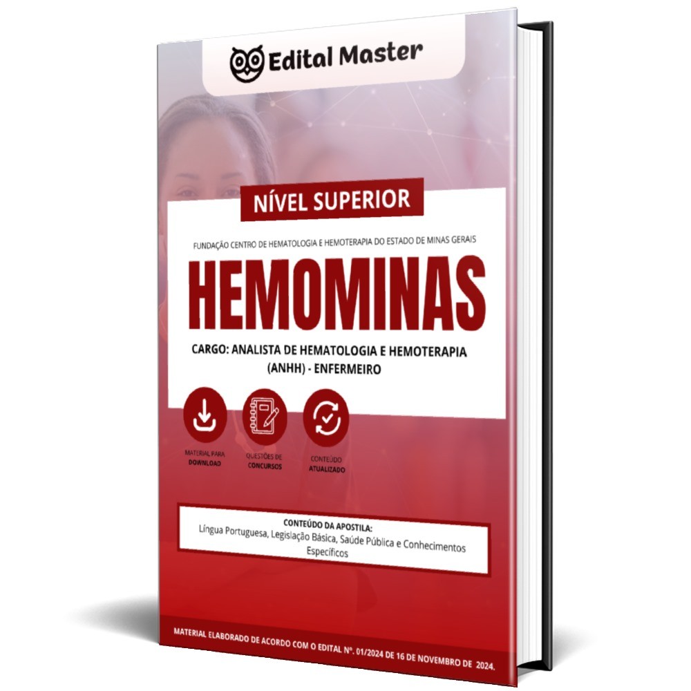 Apostila Analista de Hematologia e Hemoterapia (ANHH) - Enfermeiro - Apostilas para concursos