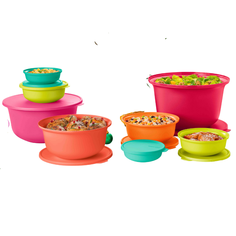 Kit PDA Tigelas Aloha 8 Peças Tupperware - Classy Kitchen - Sua loja da ...