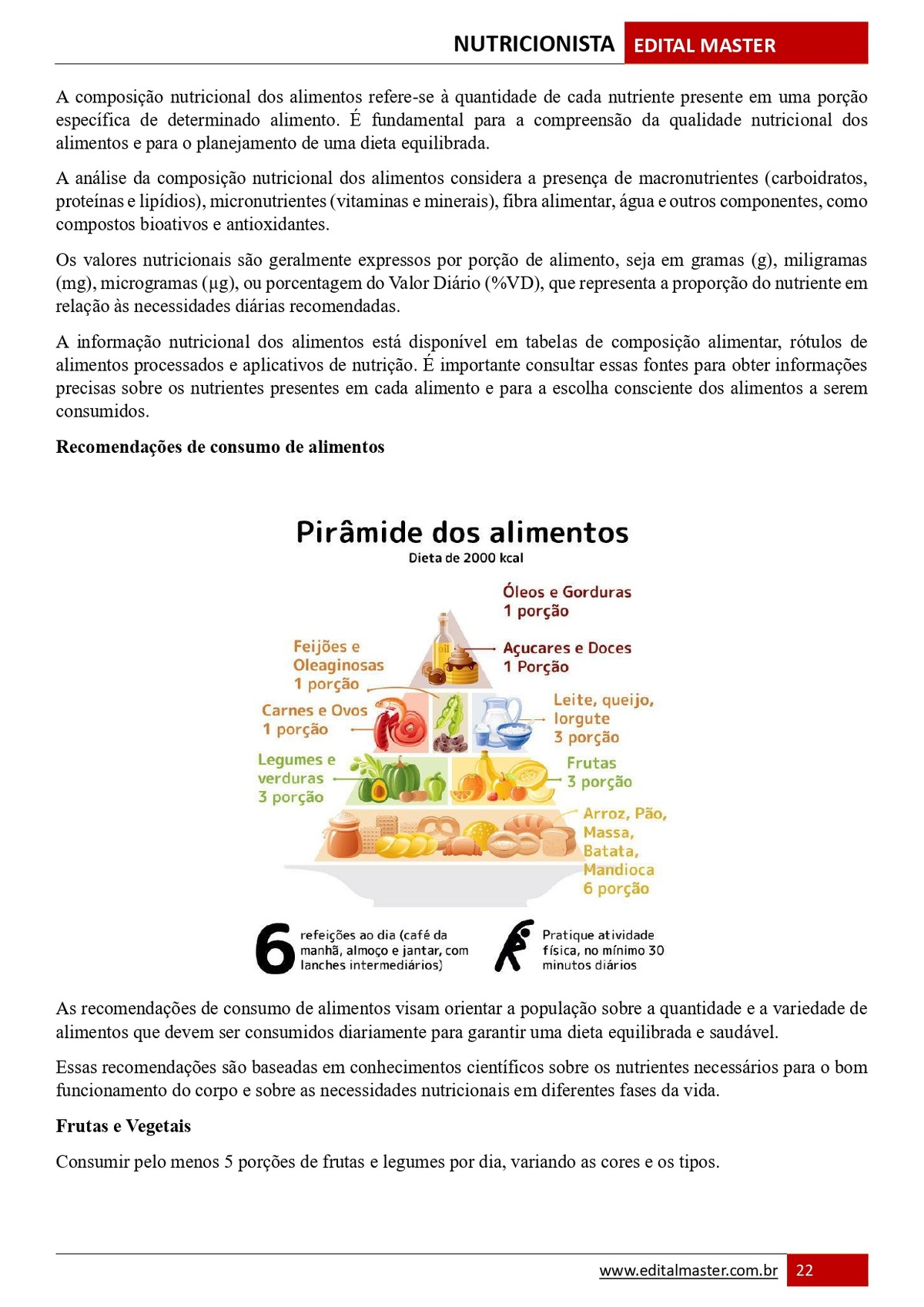 Apostila Nutricionista EBSERH - Apostilas para concursos