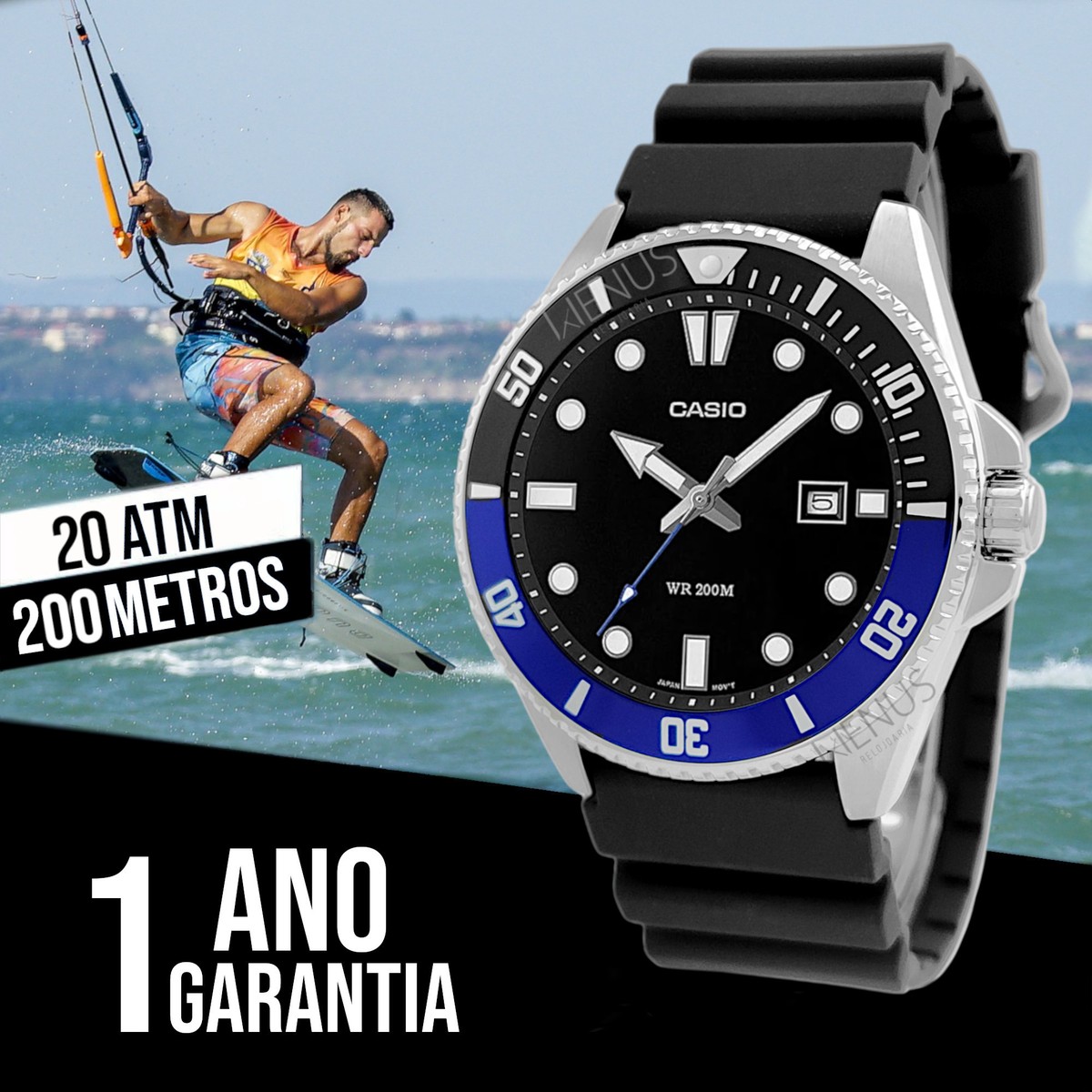 Relógio Casio Original Esportivo Masculino - Relojoaria Wênus