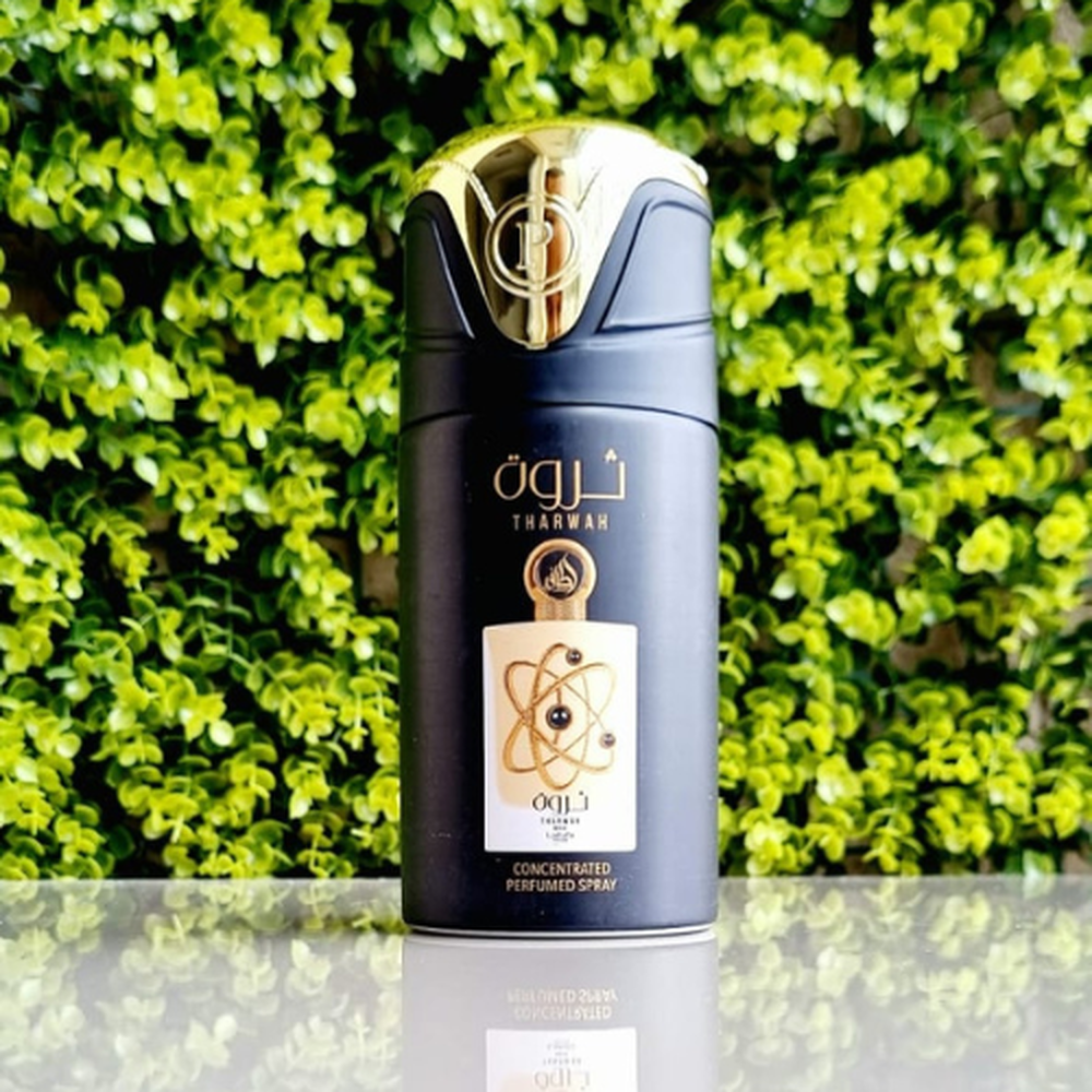 Spray corporal concentrado Tharwah Lattafa - 250 ml - Perfumes ...